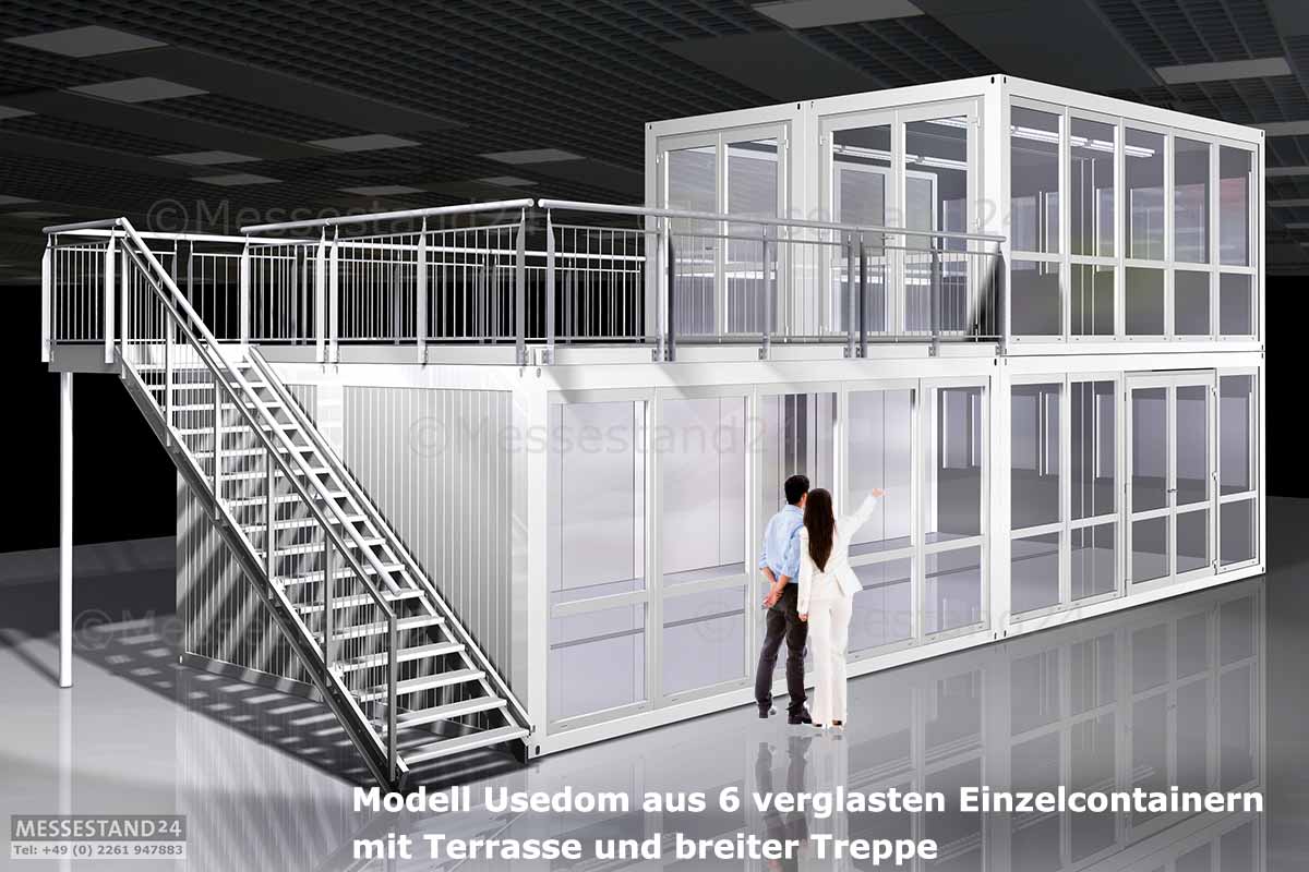 Containeranlagen für Messen, Ausstellungen und Roadshows im Corporate ...