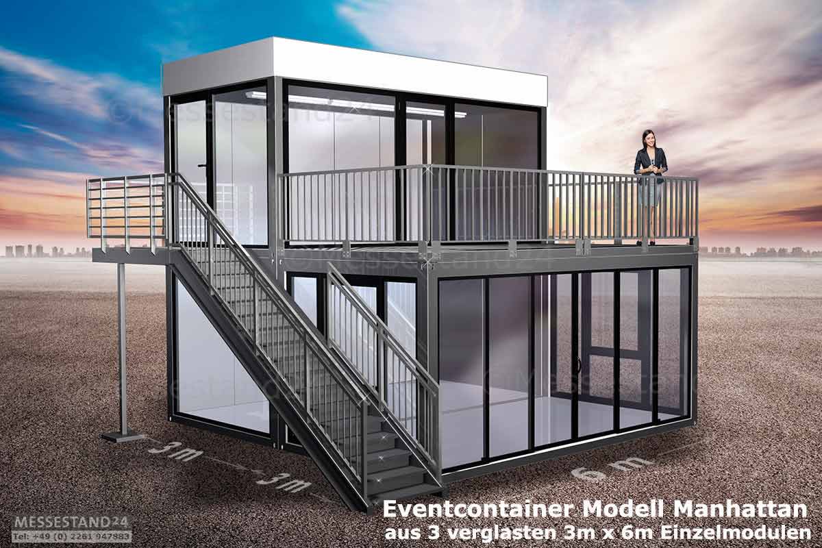 Containeranlagen für Messen, Ausstellungen und Roadshows im Corporate ...