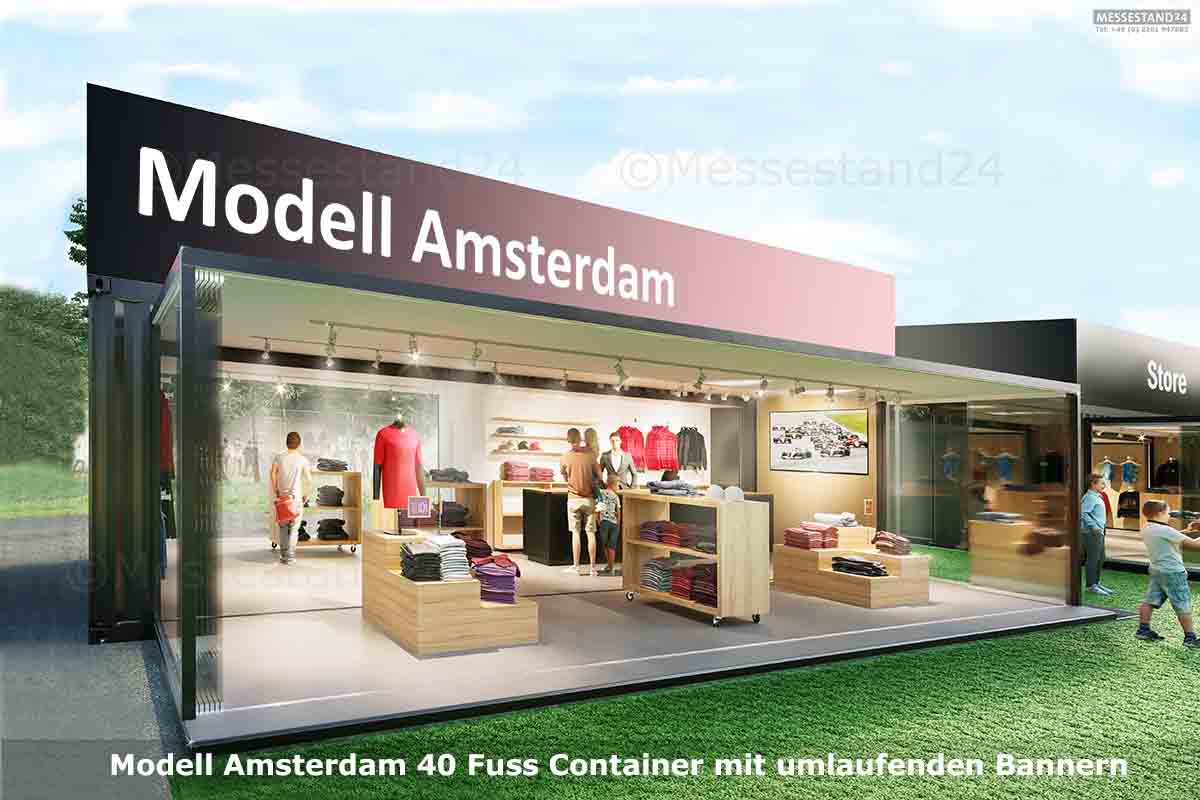 Eventcontainer 1 | Messecontainer für Events, Ausstellungen, Showrooms ...